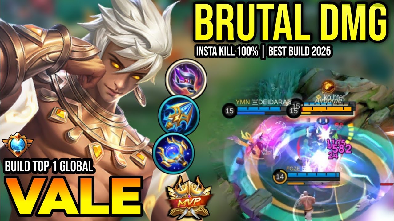 VALE BEST BUILD 2025 | BUILD TOP 1 GLOBAL VALE GAMEPLAY | MOBILE ...