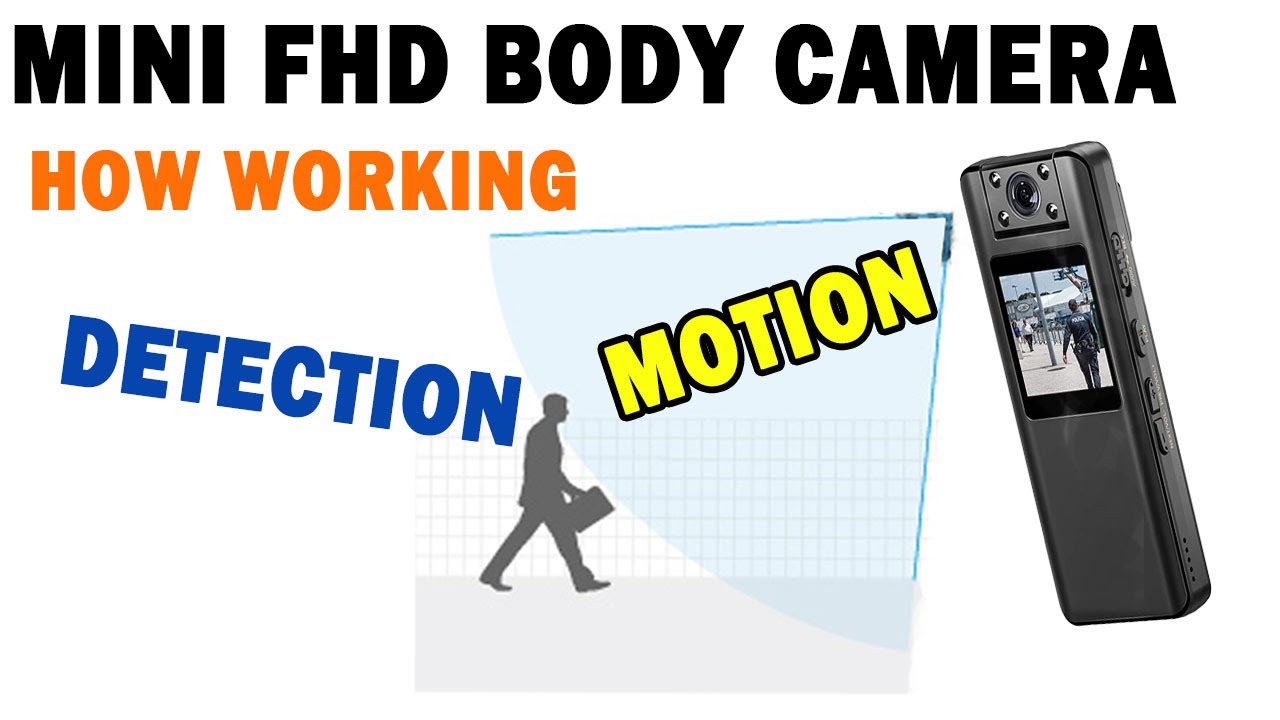 Mini Body Camera Motion Detection Working A22 | 1.3-inch Display | 1080 ...