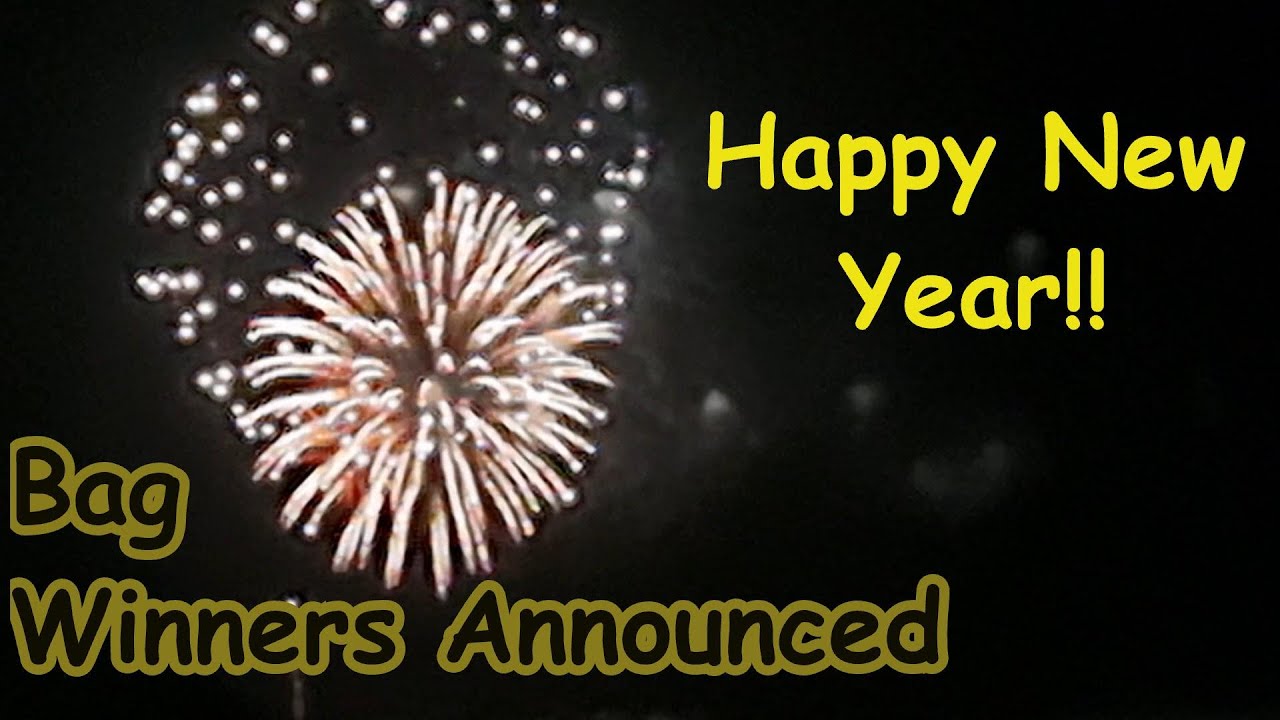 Shoe bag winners announced. Happy New Year fireworks and more. - YouTube