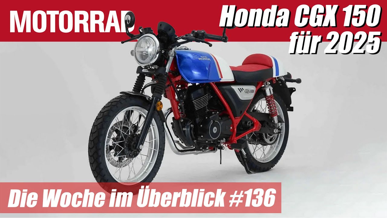 Kleiner Retro-Café-Racer - Honda CGX 150 | Motorrad Wochenrückblick ...