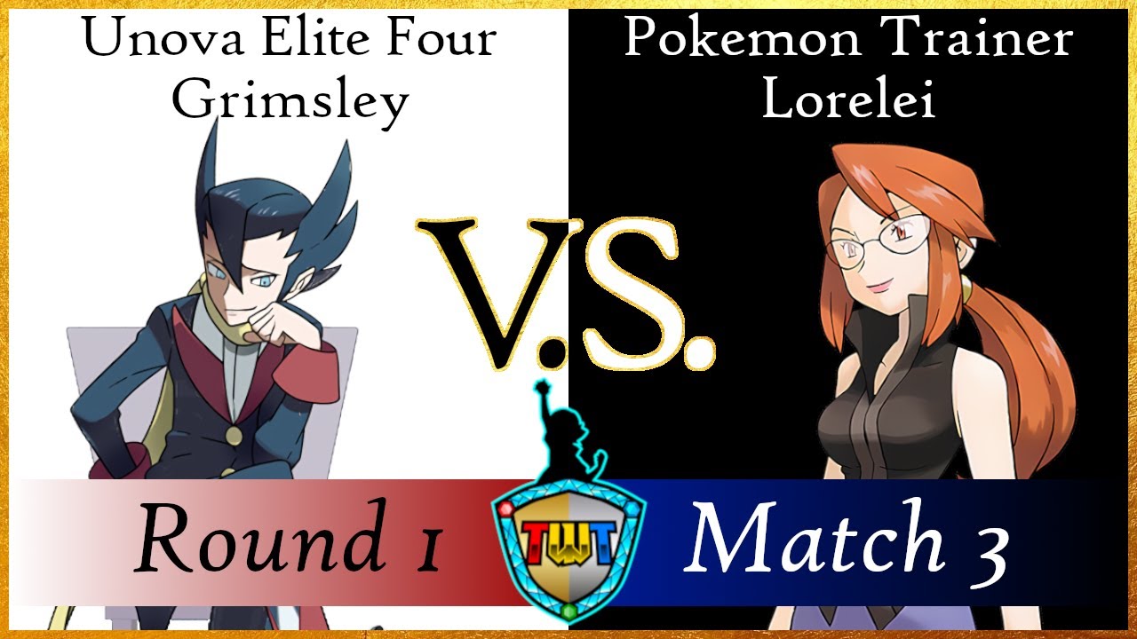TWT Round 1 Match 3 - Unova Elite Four Grimsley V.S. Pokemon Trainer ...