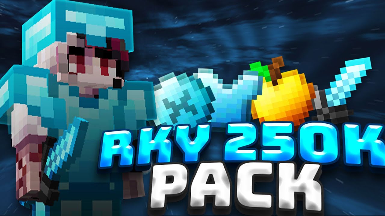 Using RKY 250K Texture Pack to DESTROY in MCPE Hive Skywars - YouTube