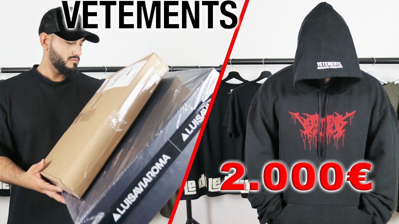 FASHION PACK OPENING ! Vetements - YouTube