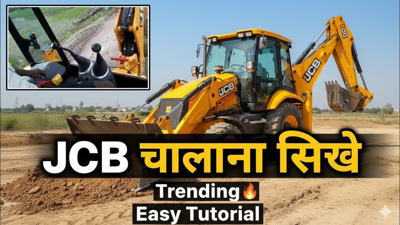 Jcb Chalana Sikhe, how to drive for jcb, how to operate for jcb machine ...