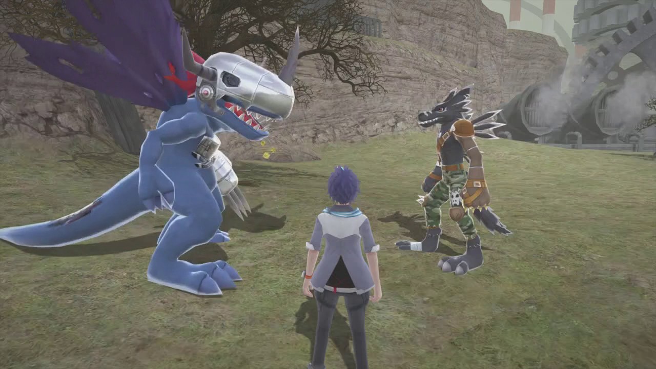 Digimon world next order partie 39 combat Blue greymon&Garurumon noir ...