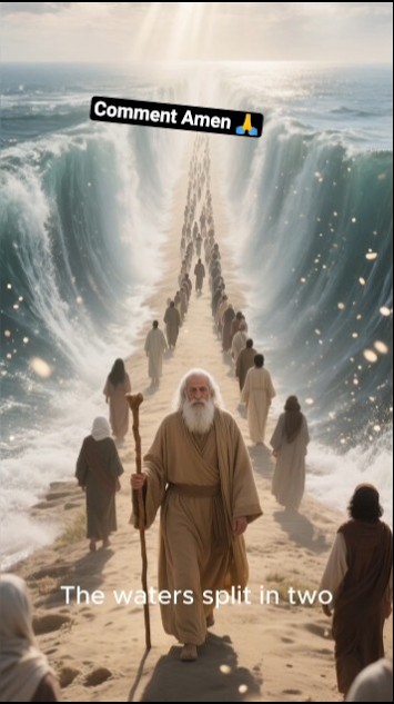 hidden message on moses splitting the | Red Sea #biblicalstory #moses ...