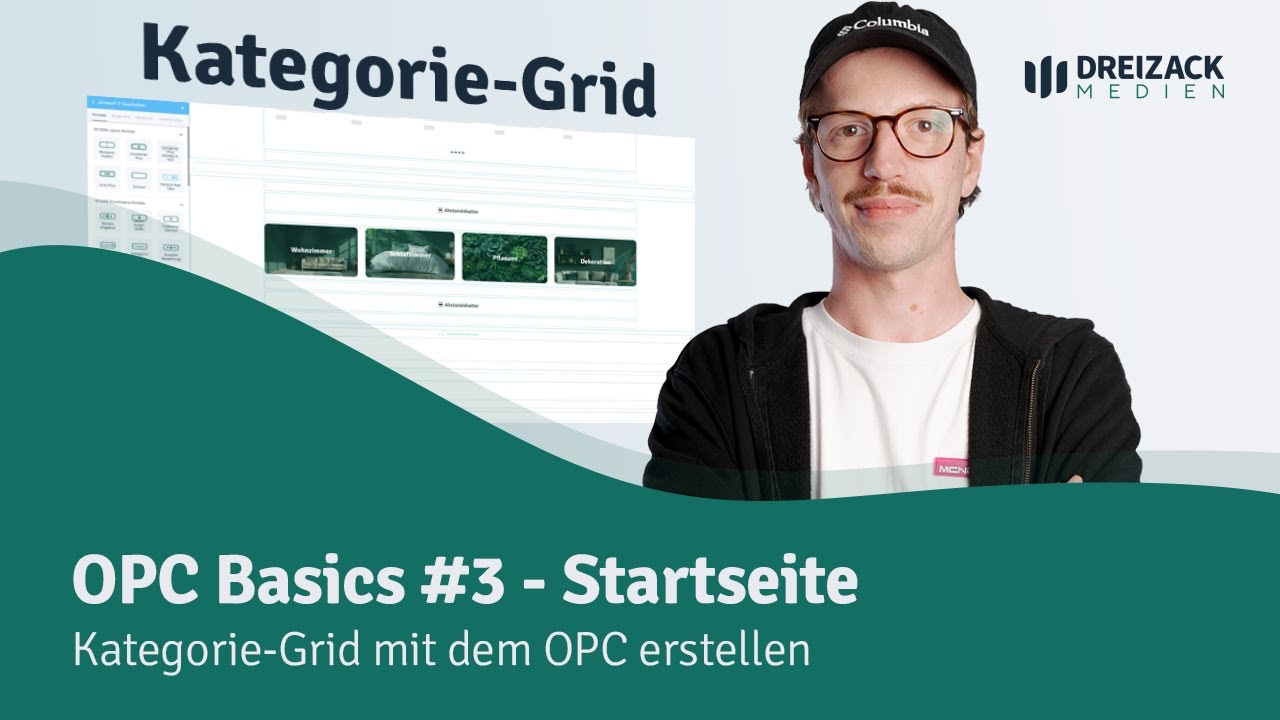 OPC Basics #3 - Startseite: Kategorie-Grid mit dem JTL OnPageComposer ...