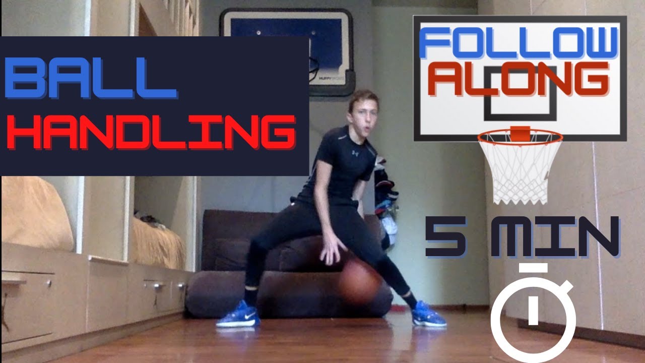 5 Minute Ball Handling Workout - Basketball dribbling drills - YouTube