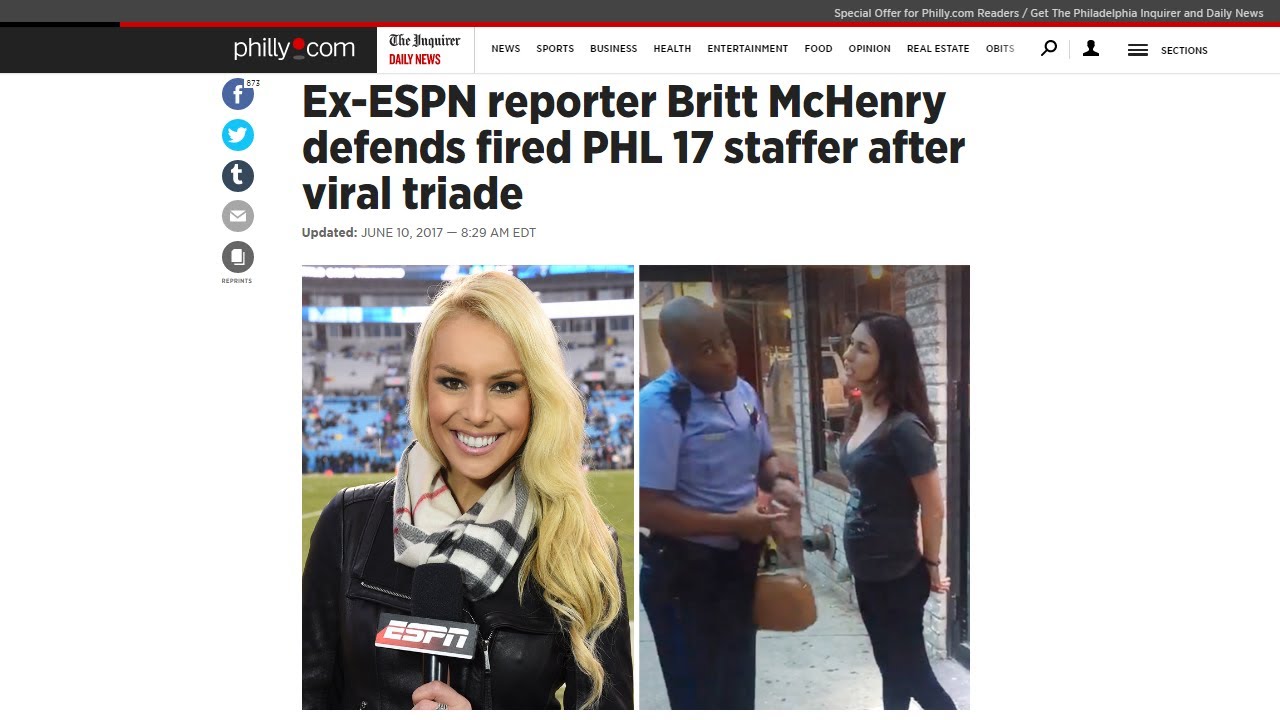 Britt McHenry sympathizes with Colleen Campbell - YouTube