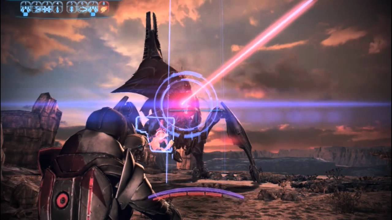 Mass effect 3 - Shepard vs Reaper (Shepard defeats Reaper) - YouTube