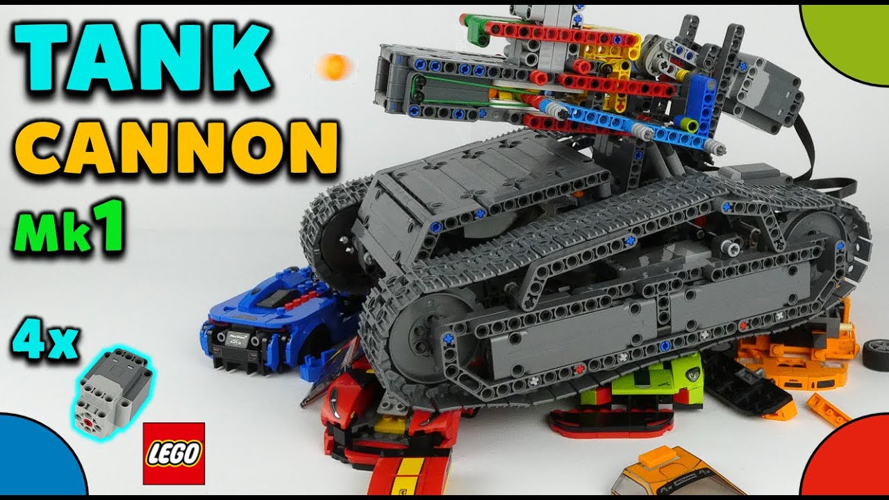 Making a LEGO Tank With Automatic Cannon !!! - YouTube