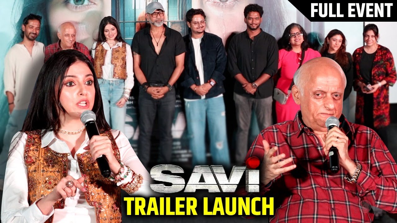 Uncut: Savi Trailer Launch Full Event | Divya Khossla, Abhinay D ...