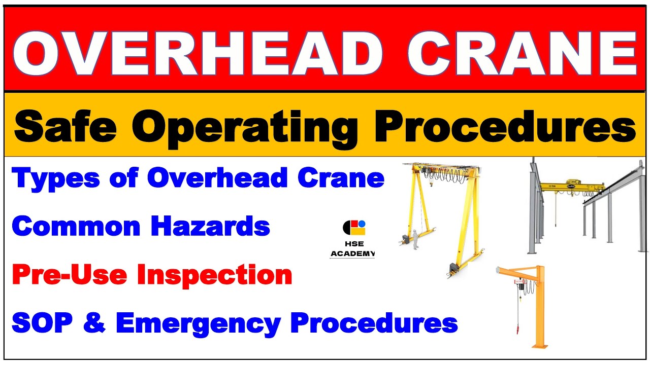 Overhead Crane Safety training | Hazards and Precautions | Safe ...