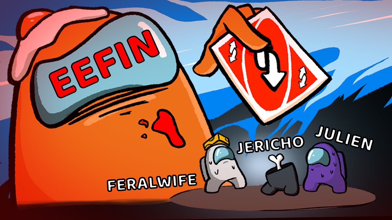 The greatest reverse card in Among Us history - YouTube