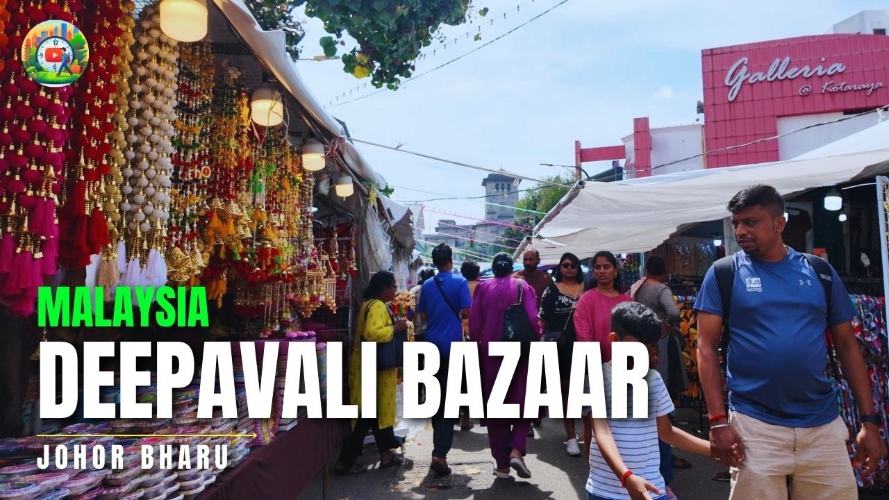 Johor Bahru Deepavali Bazaar 2024 | Deepavali in Malaysia's Little ...