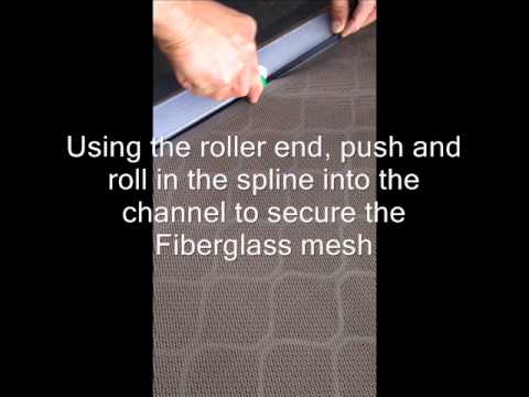 How to install One Way Vision Door Mesh - YouTube