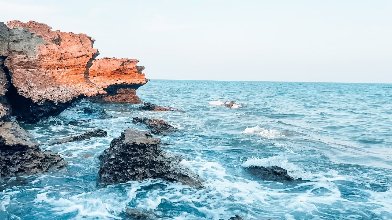 4K Tropical Golden Beach | Relaxing Sea, Ocean Wave Sounds for Meditate ...