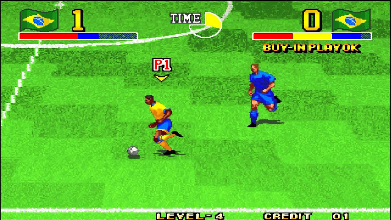 MAME32 Plus The Ultimate 11 SNK soccer - YouTube