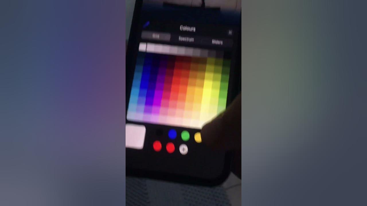 Change Color using Color Picker on your #iphone #apple - YouTube