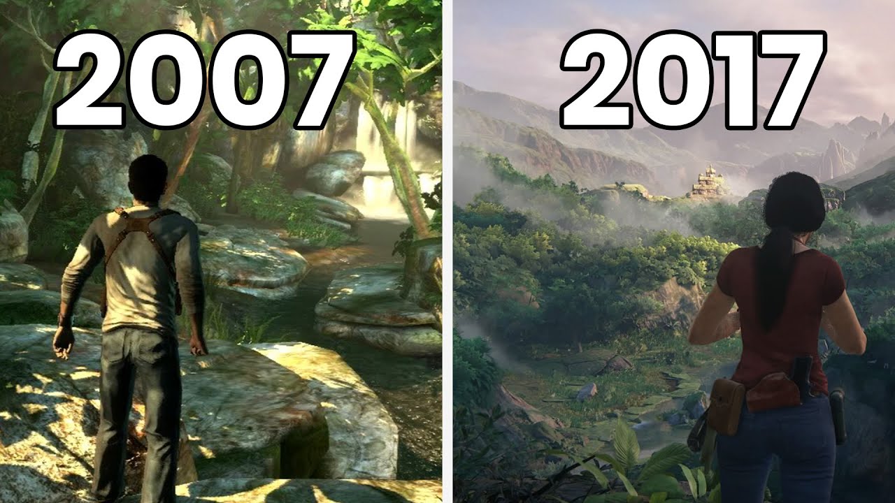 Evolution of Uncharted Games 2007-2017 - YouTube
