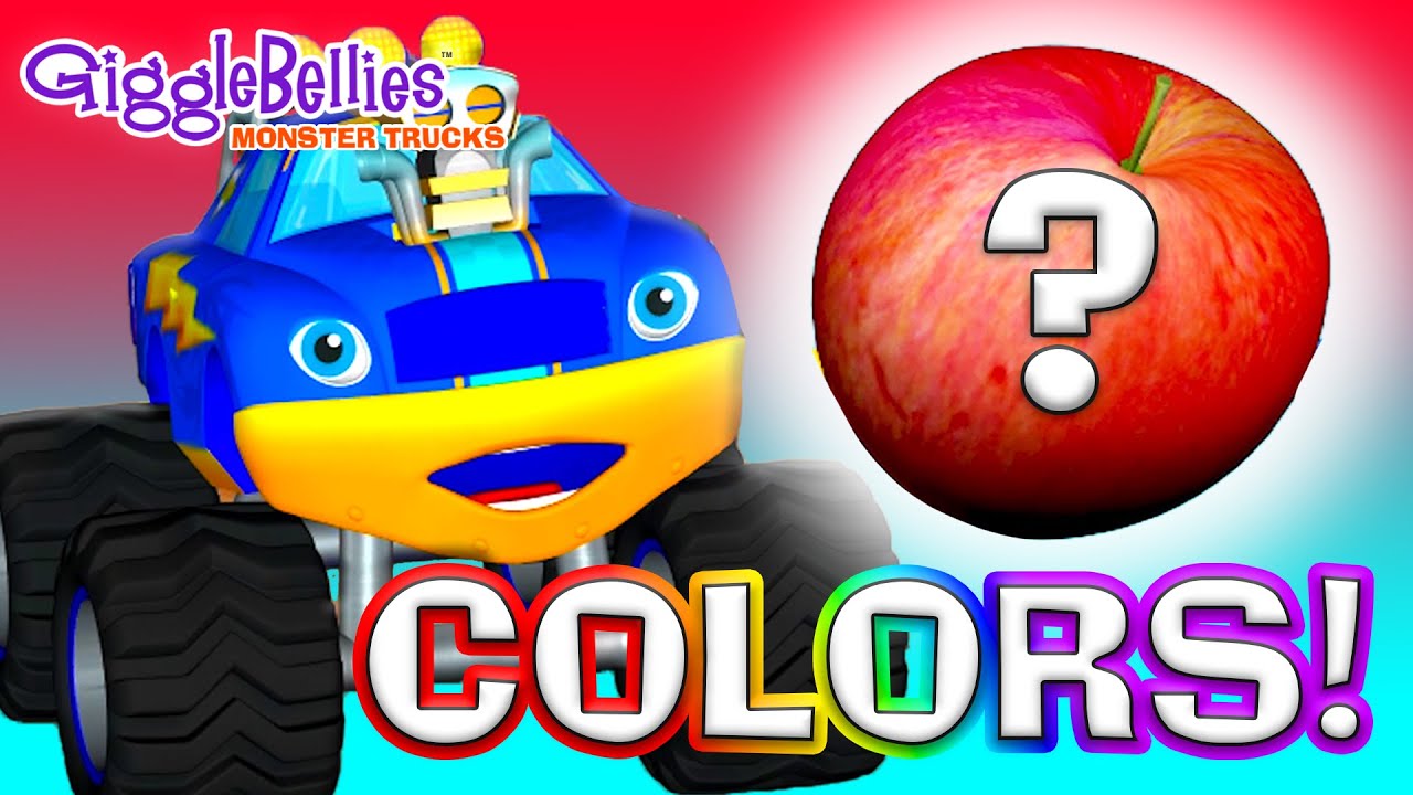 Learn Colors with Trucks! 🌈 | Colors Song for Kids! | GiggleBellies ...