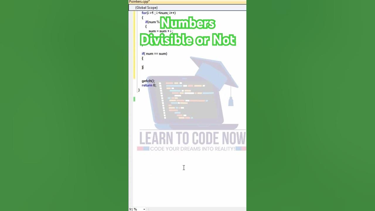 Numbers Divisible Or Not Programming Programmingtips Codingandprogramming Programminglife