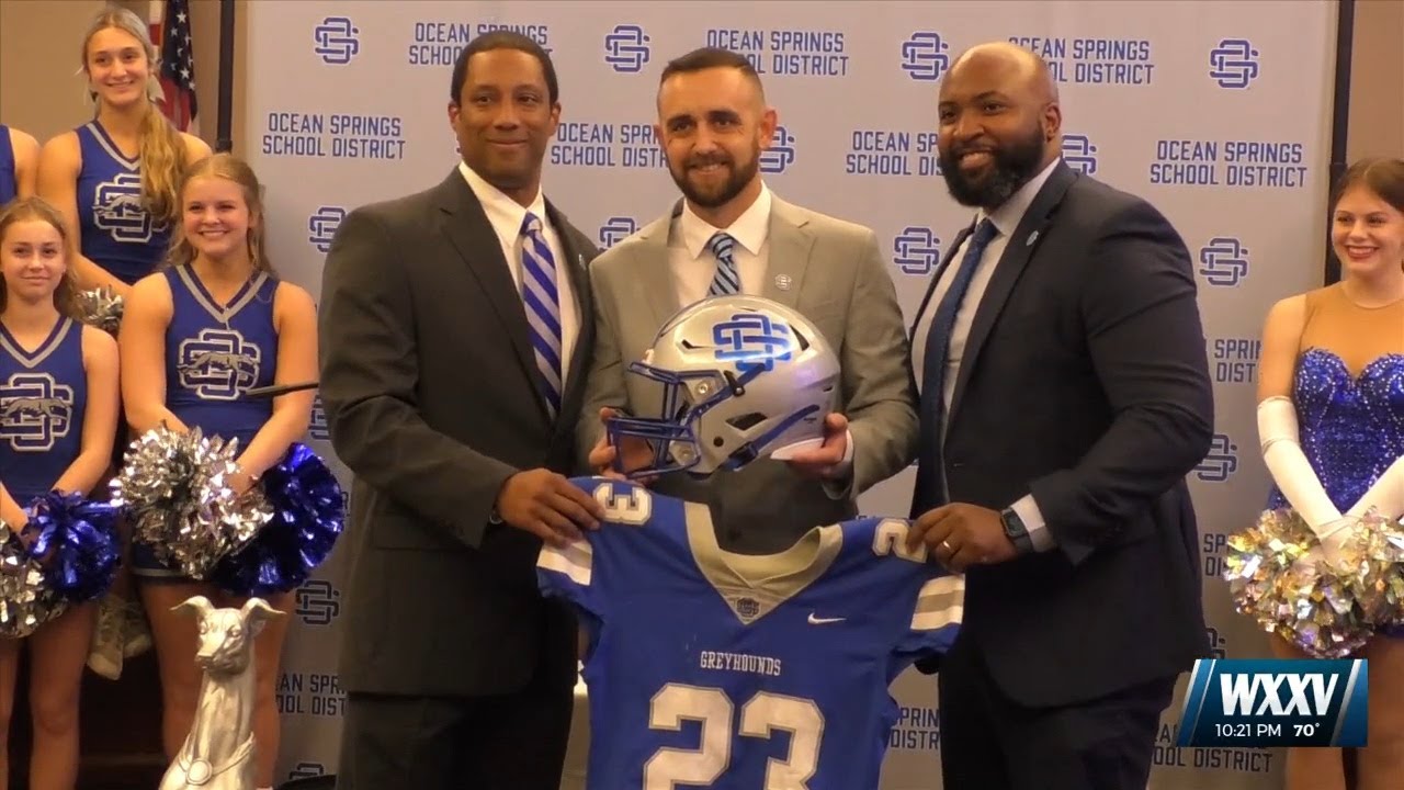 Jake Bramlett officially introduced as Ocean Springs head football ...
