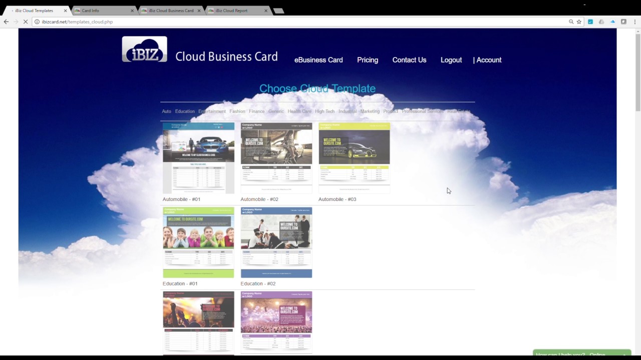 iBiz Cloud Business Card Tutorial and Setup - YouTube