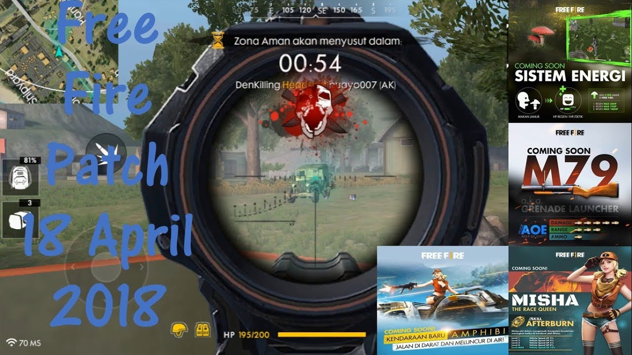 Free Fire - Update 17 April 2018 - YouTube