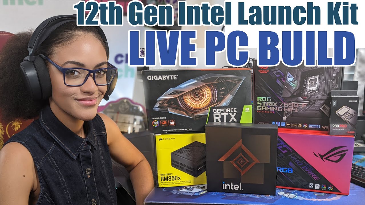 We Got to BUILD a Intel 12th Gen GAMING PC With Intel & ASUS LIVE (i9 ...