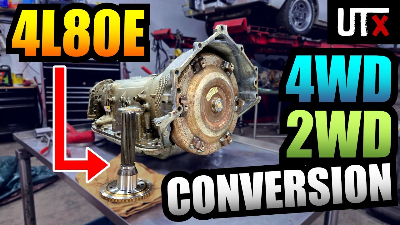 YOU CAN DO MAGIC! - 4L80E 4wd to 2wd Conversion - UTX - YouTube
