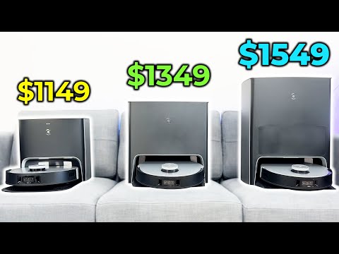The Most Advanced Ecovacs! X1 PLUS vs X1 TURBO vs X1 OMNI