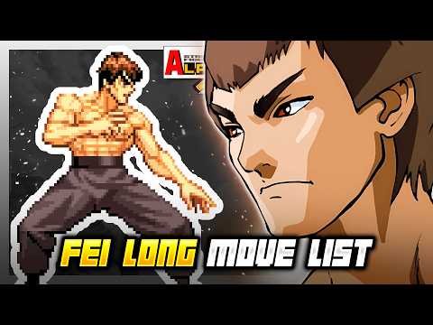 FEI LONG MOVE LIST - Street Fighter Alpha 3 MAX / Street Fighter Zero 3 Double Upper (SFA3)