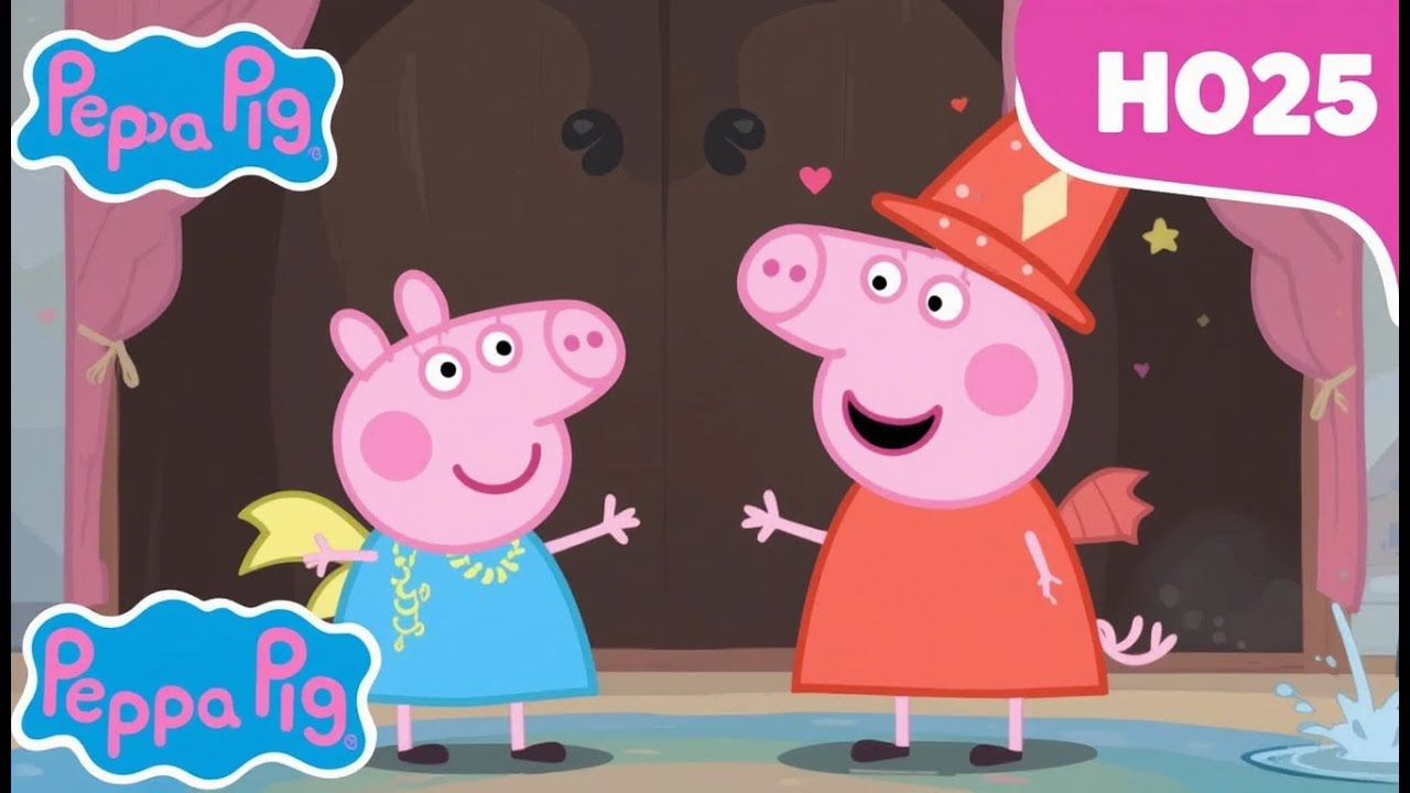 Dressing Up With George and Peppa! 🧥 IT'S TOO HOT ☀️ Peppa Pig Full ...
