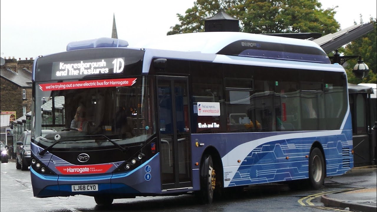 *DEMO* BYD/ADL Enviro 200 MMC EV LJ68 CYO On The 1A - YouTube