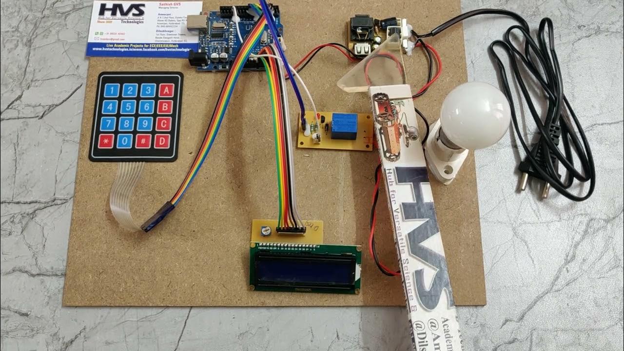 Password based Electronic Circuit breaker using Arduino UNO - YouTube