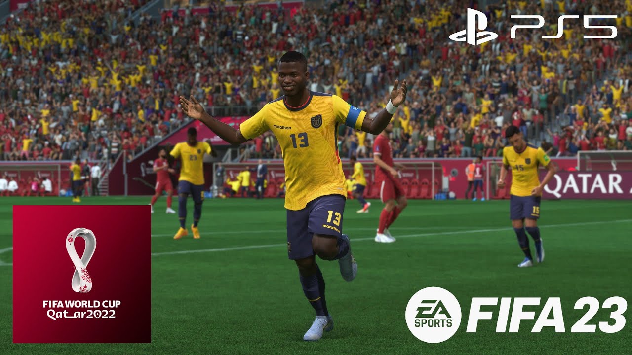 FIFA 23 Ecuador vs Qatar gameplay ps5 español latino - YouTube
