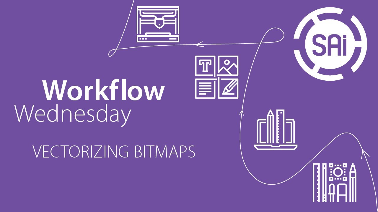 Workflow Wednesday - Vectorizing Bitmaps - YouTube