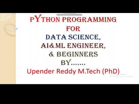 Upender Reddy - Python Training. 6 years of experience - YouTube