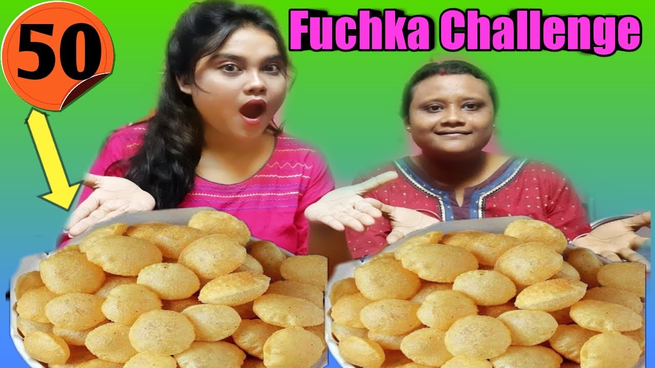 Fuchka eating challenge | Panipuri eating challenge | ASMR Fuchka ...