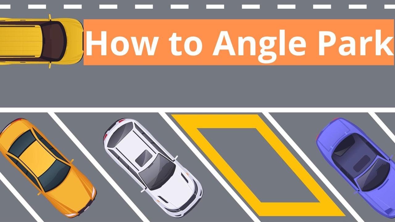 How to angle park step by step | Parking tips - YouTube