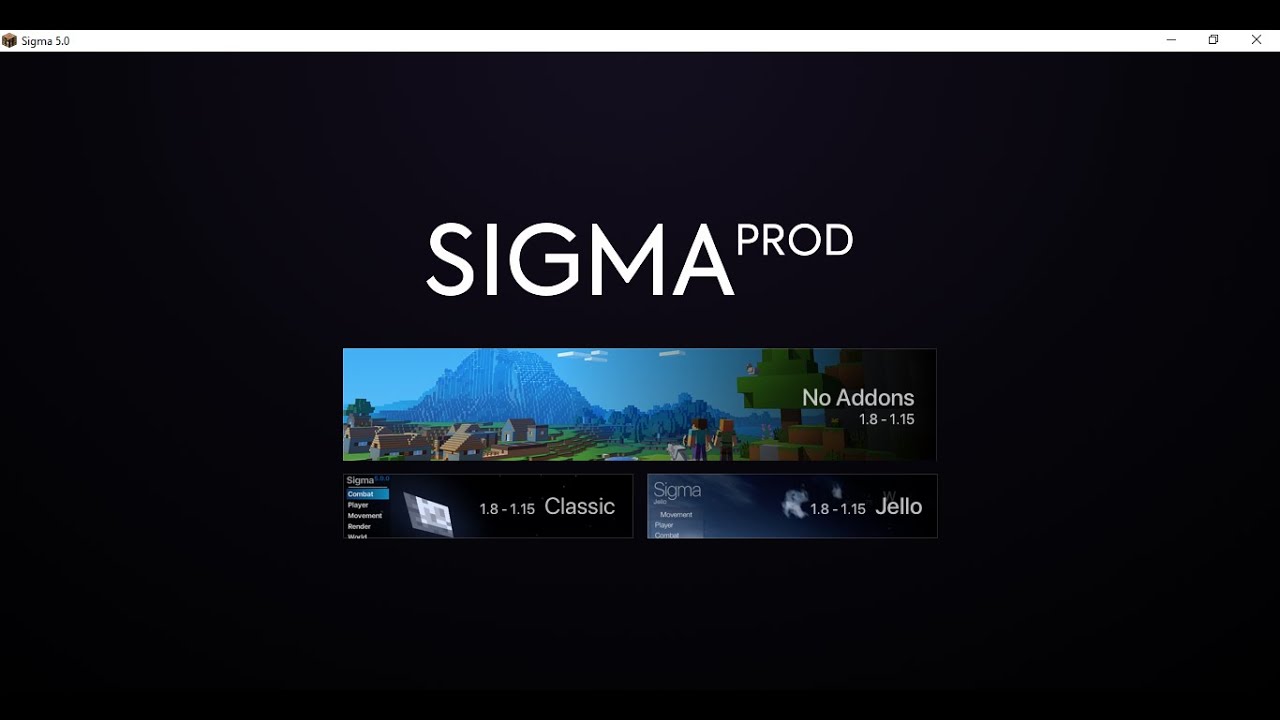 Sigma client : meilleur cheat Minecraft. - YouTube