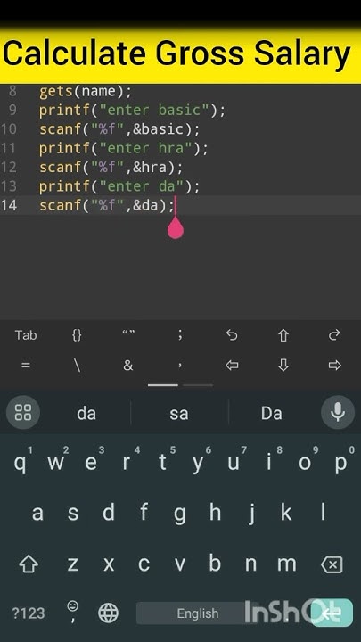 How to Calculate Gross Salary in C - YouTube