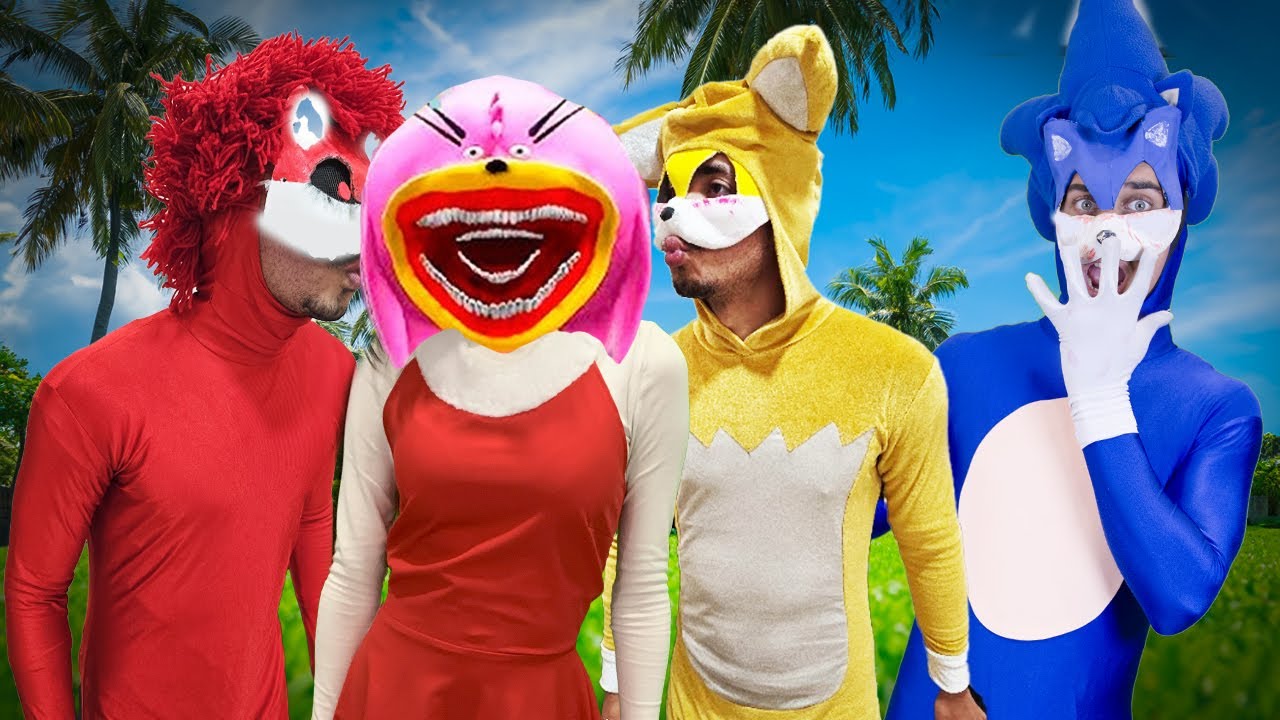 A SHIN AMY BEIJOU OS AMIGOS DO SONIC (TAILS E KNUCKLES) - YouTube