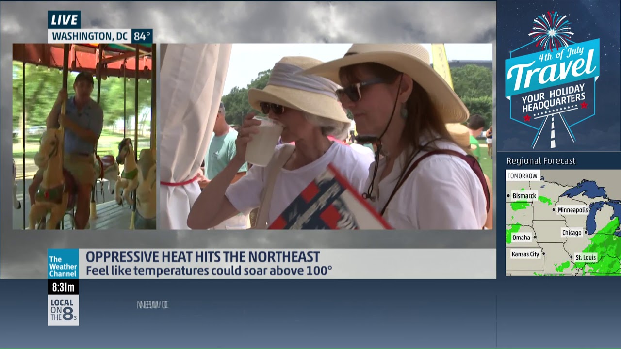 Mike Seidel The Weather Channel Riding The Carousel Washington, DC 7-1 ...