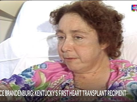 Alice Brandenburg: Kentucky's first heart transplant recipient - YouTube