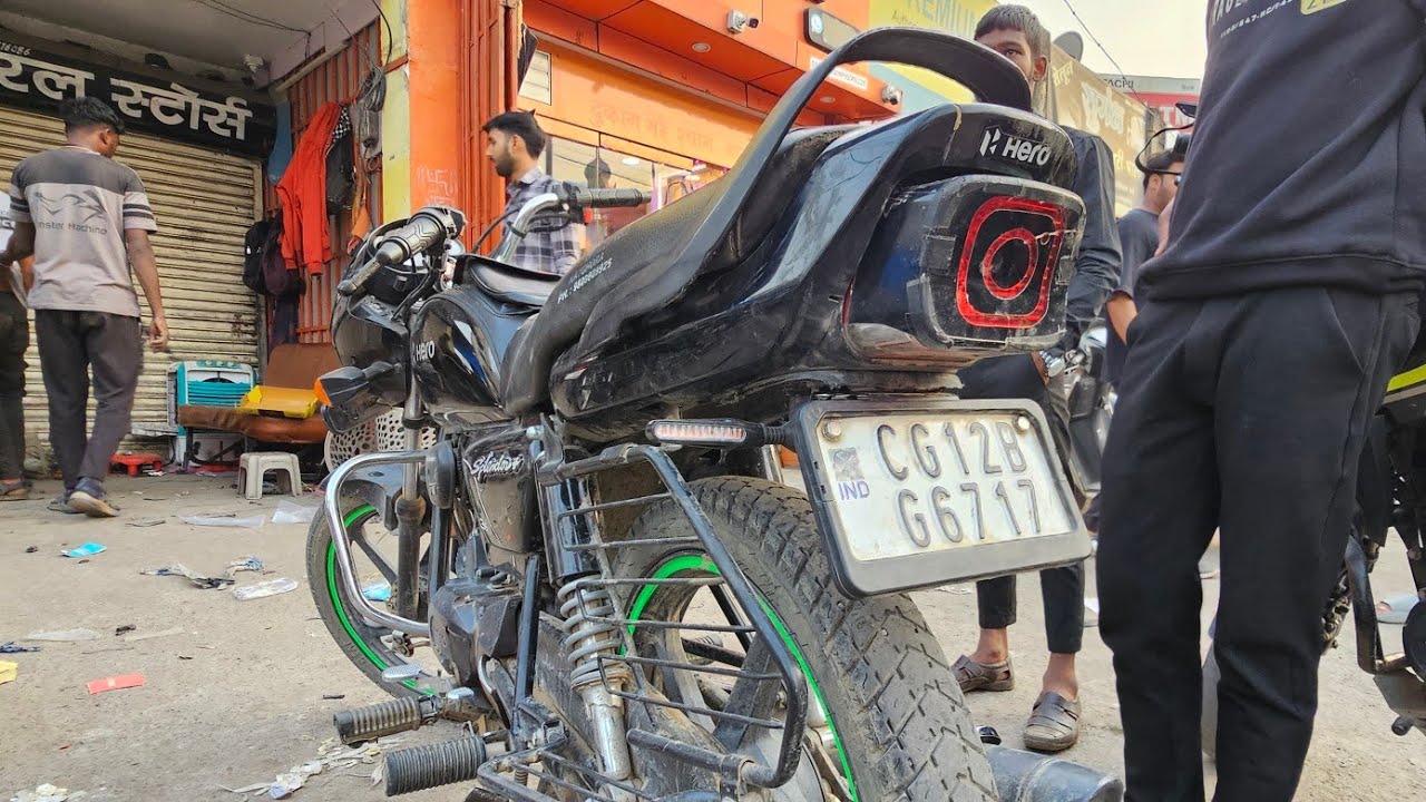 Splendor Tail Tidy / Splendor Number Plate Stand / Monster Machine # ...