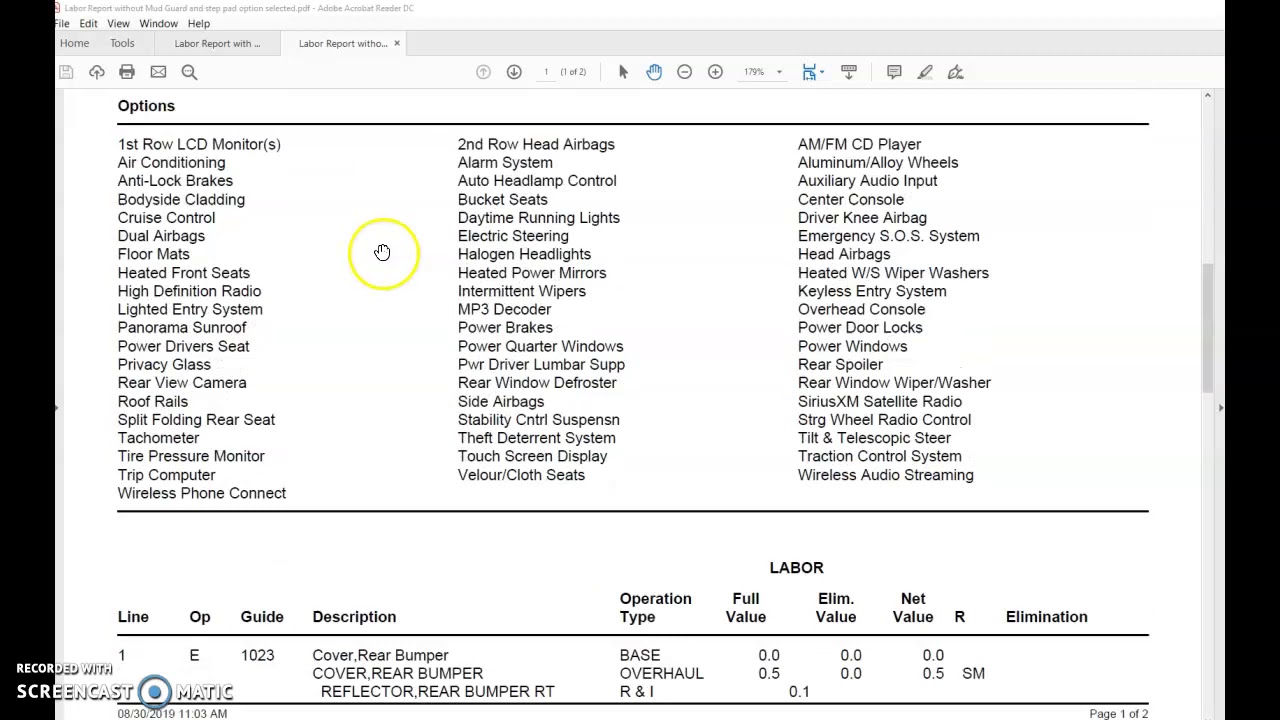 How incorrect option and accessories can impact your Audatex Estimate ...