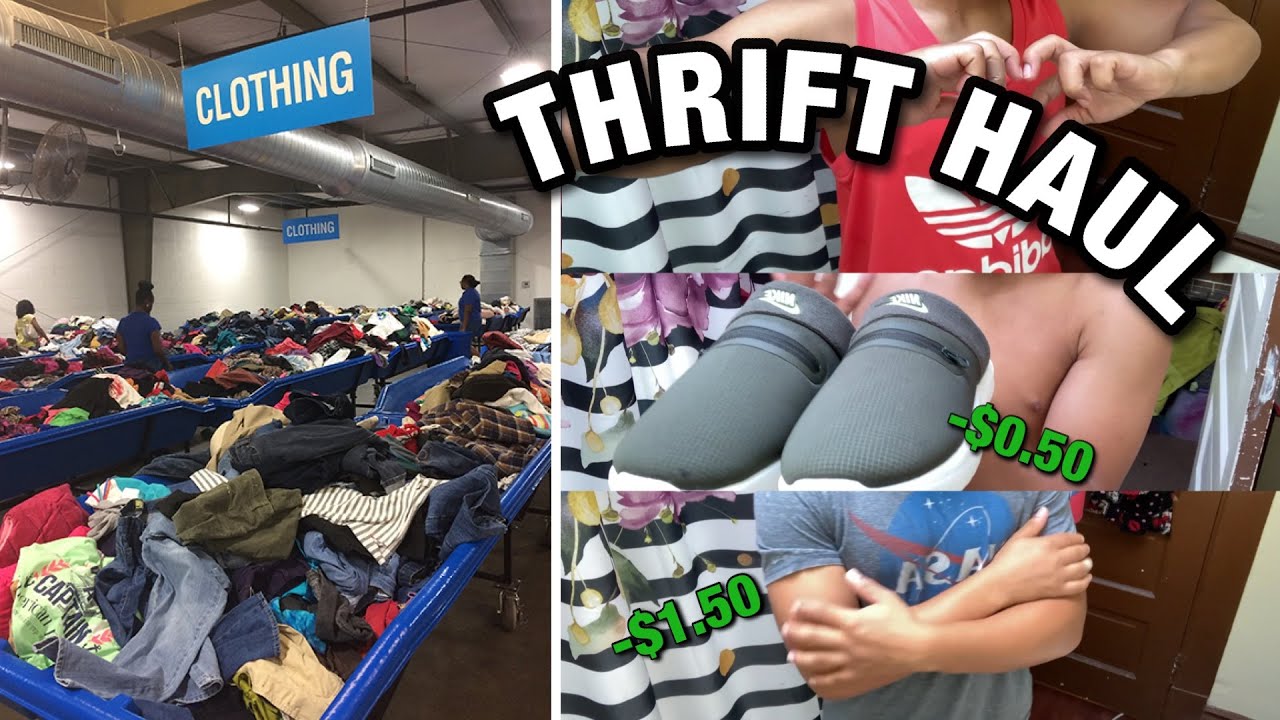 GOODWILL THRIFT HAUL - YouTube