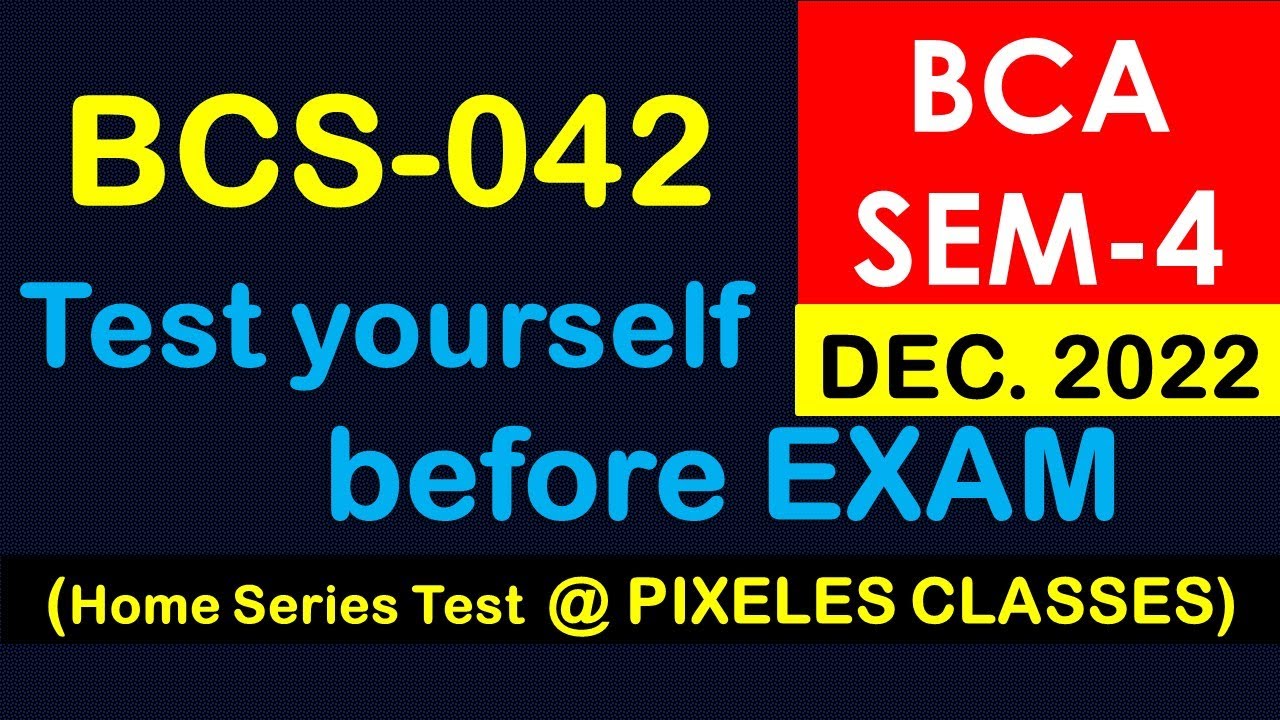 BCS-042: INTRODUCTION TO ALGORITHM DESIGN | Practice Set-A&B | IGNOU EXAM Dec 2022 - YouTube